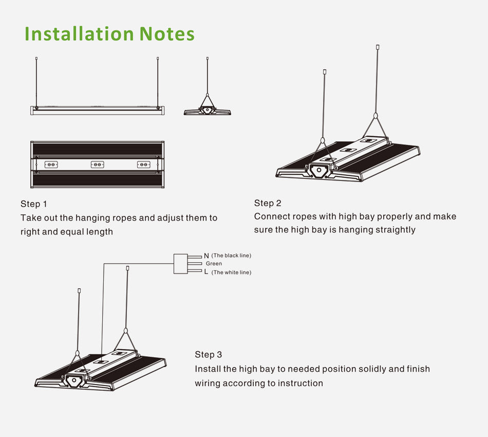Black LED Linear HB Light– JENCO CANADA INC.