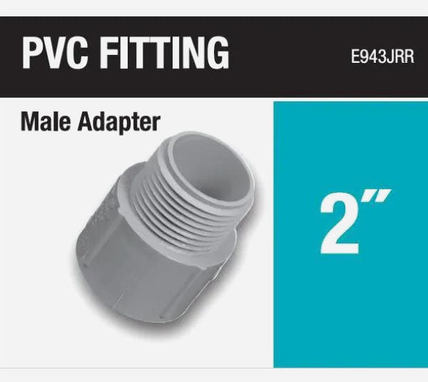 2 in. PVC Male Terminal Adapter– JENCO CANADA INC.