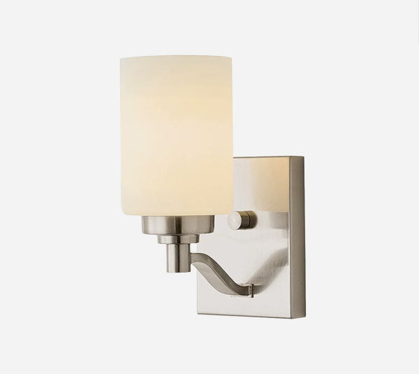 Hampton Bay 1- Light Brushed Nickel Wall Sconce– JENCO CANADA INC.