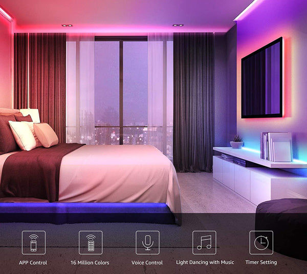 Smart LED light with Alexa Echo - 5m/10m– JENCO CANADA INC.